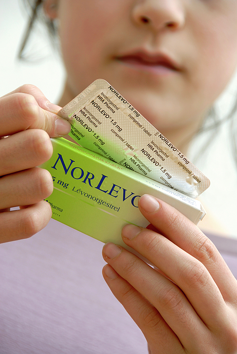 Emergency Contraception Greeting Card by Aj Photo / Science Photo Library