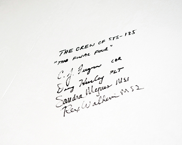 Final Space Shuttle Crew Signatures Greeting Card by Nasa / Science ...