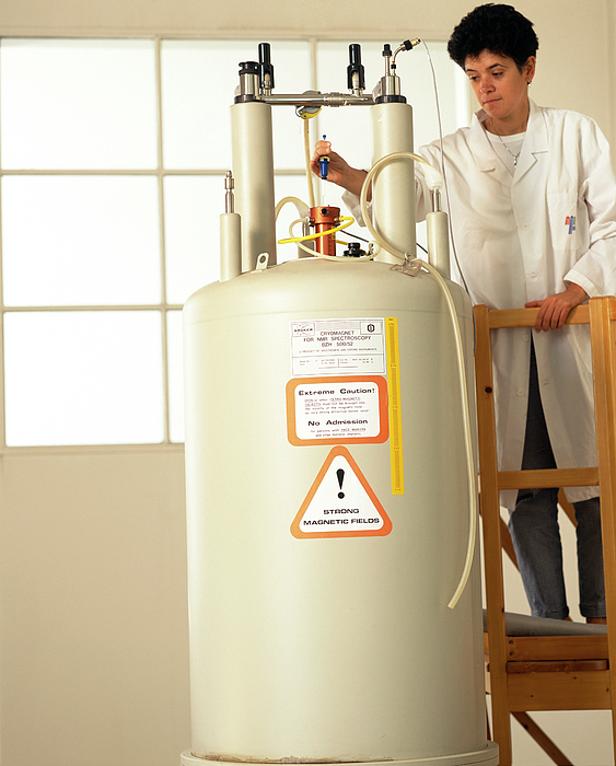 Nuclear Magnetic Resonance Spectrometer Greeting Card by Mauro ...