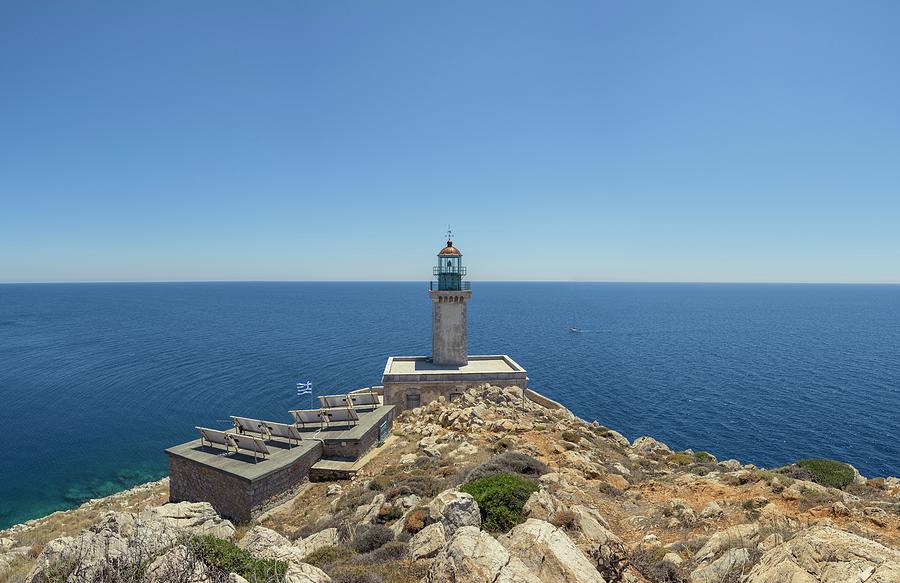Cape Tenaron Lighthouse #1 by David Parker / Science Photo Library