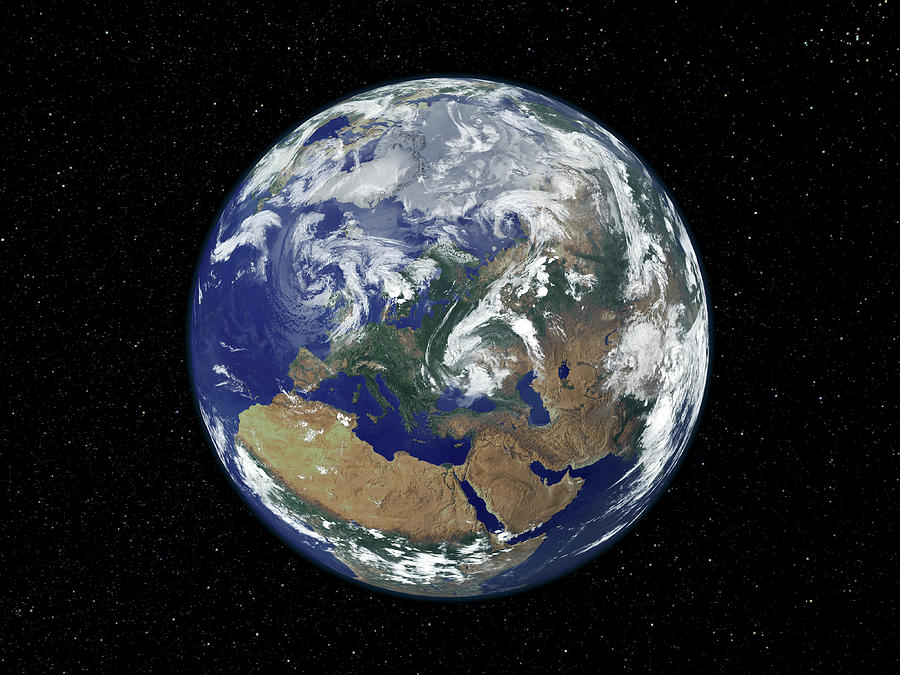 Europe #1 by Nasa / Noaa / Science Photo Library