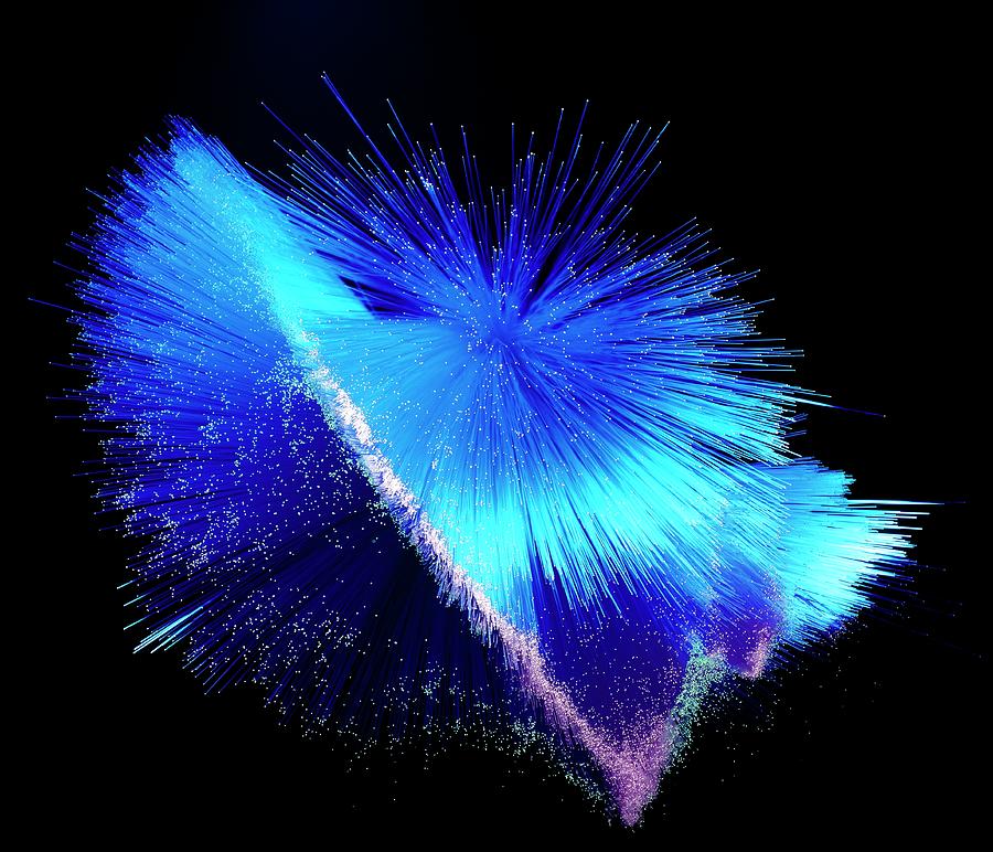 Fingers Weave Through Optical Fibres #1 by Adam Hart-Davis / Science ...