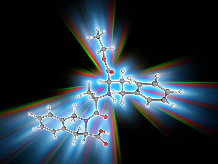 Quinapril Drug Molecule #1 by Laguna Design / Science Photo Library