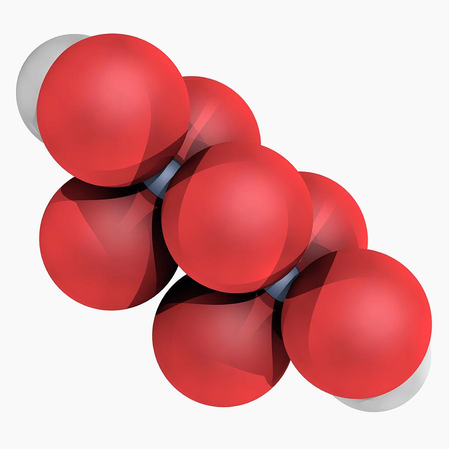 Dichromic Acid Molecule #2 by Laguna Design / Science Photo Library