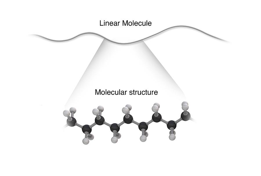 Linear Molecule #2 by Mikkel Juul Jensen / Science Photo Library