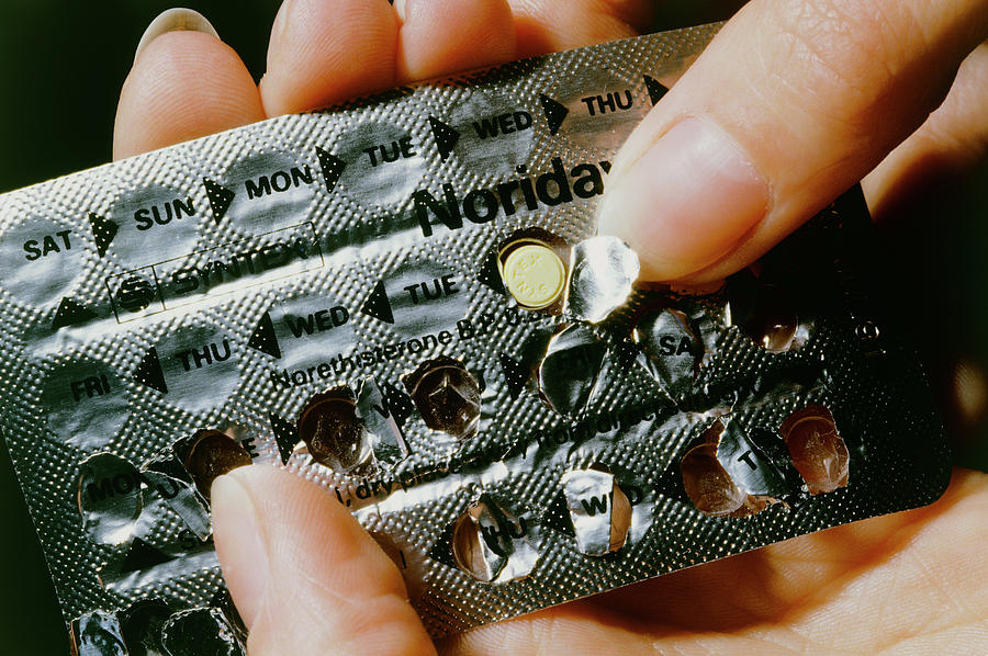 Packet Of 'mini Pill' Oral Contraceptives #2 by Andrew Mcclenaghan ...