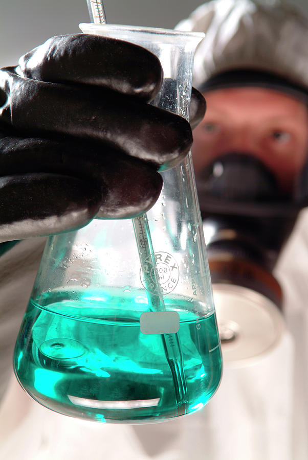 Handling Toxic Material #4 by Cc Studio / Science Photo Library