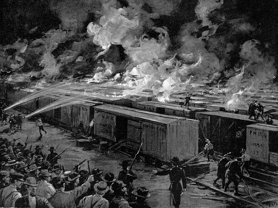 Pullman Strike, 1894 #6 by Granger