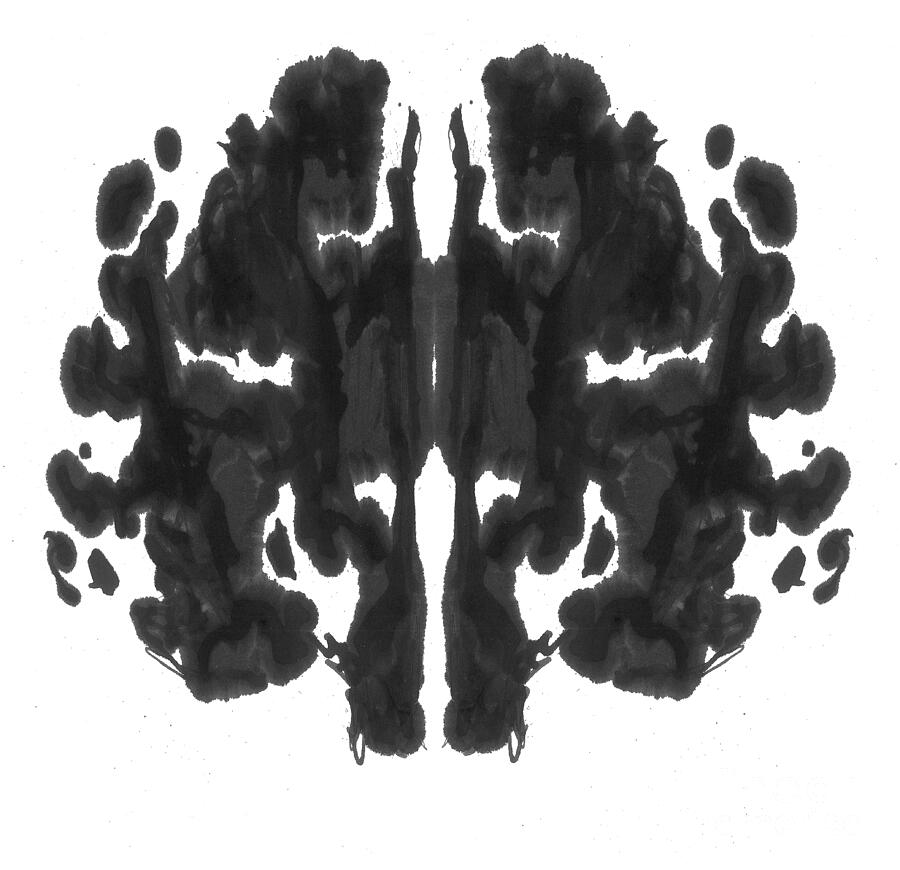 A type of inblot used in teh psychologucal test cards developed by ...