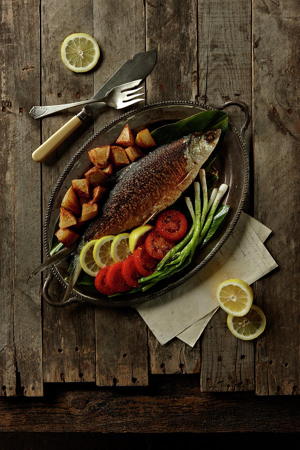 Broiled Fish by Lew Robertson