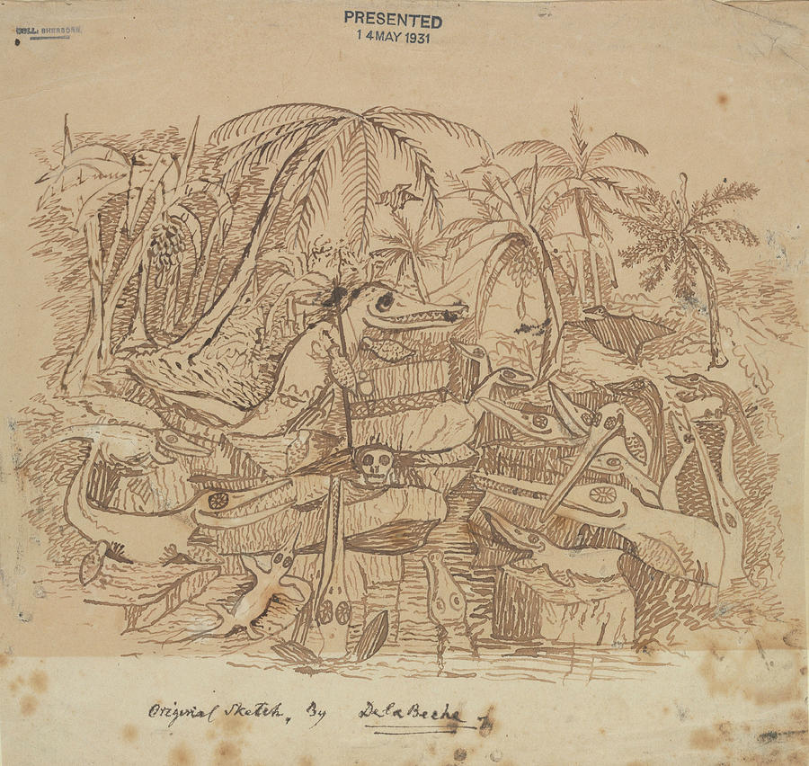 Caricature Of Charles Lyell by "Natural History Museum, London ...