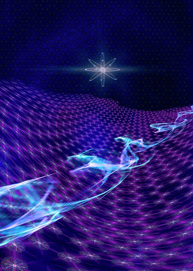 Electron Flow In Graphene by Richard Kail / Science Photo Library