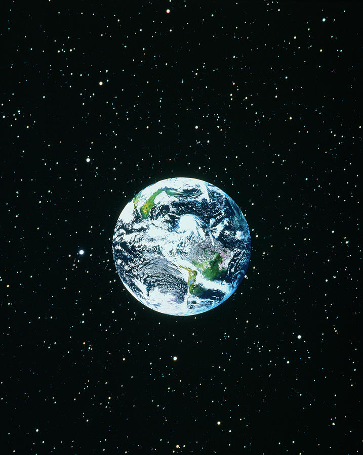 Goes Satellite Image Of The Earth by Mda Information Systems / Science ...