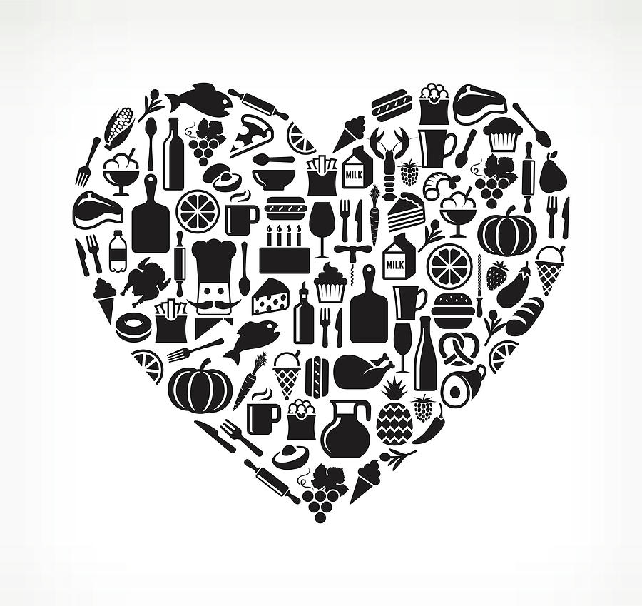 Heart Food & Drink Royalty Free Vector by Bubaone
