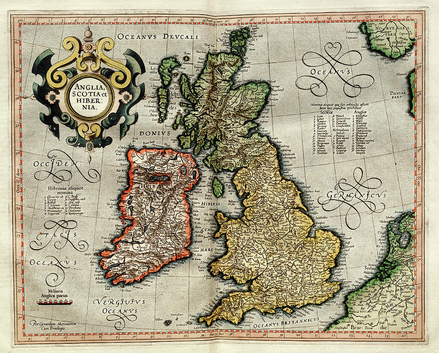 Surprising Map Of Ireland And Britain Gallery