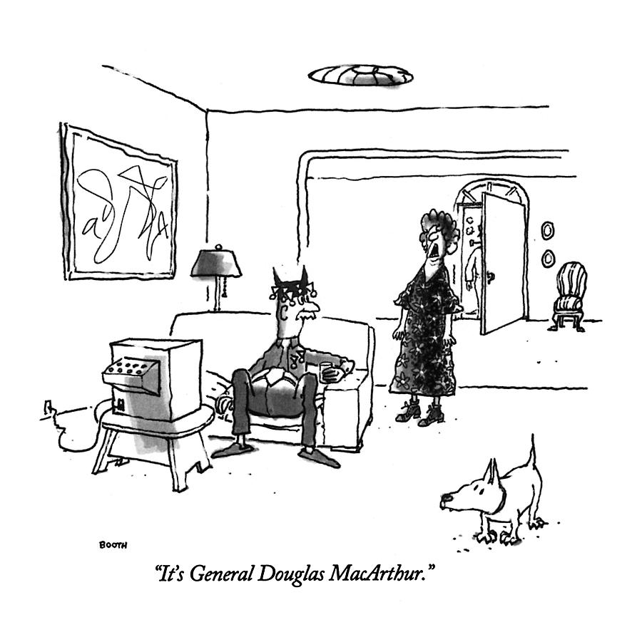 It's General Douglas Macarthur by George Booth