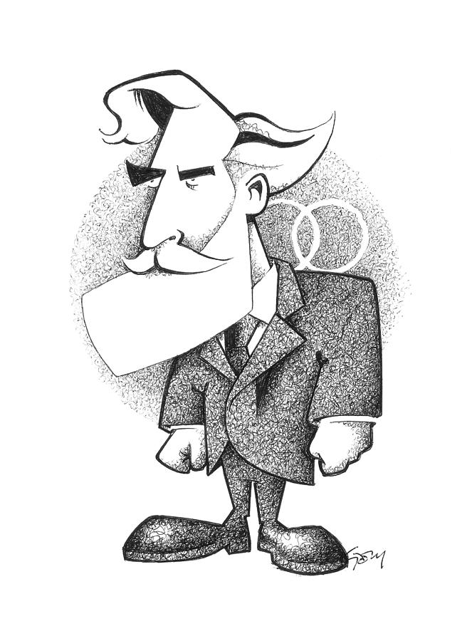 John Venn, caricature by Gary Brown / Science Photo Library