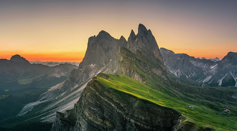 Morning Twilight At Secede, Italy by Chalermkiat Seedokmai