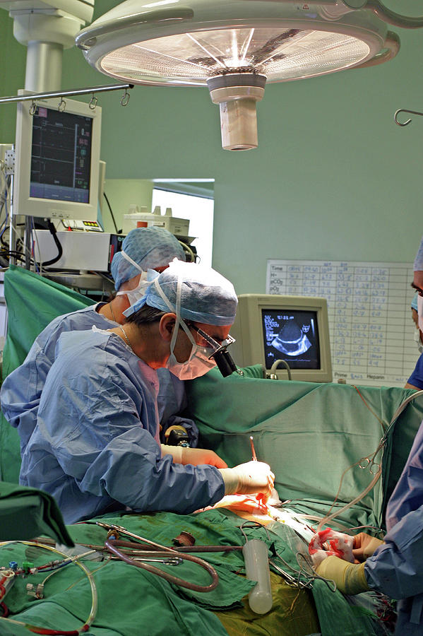 Open Heart Surgery by Antonia Reeve / Science Photo Library
