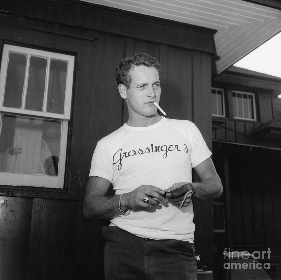 Paul Newman, American actor by Dick Hanley