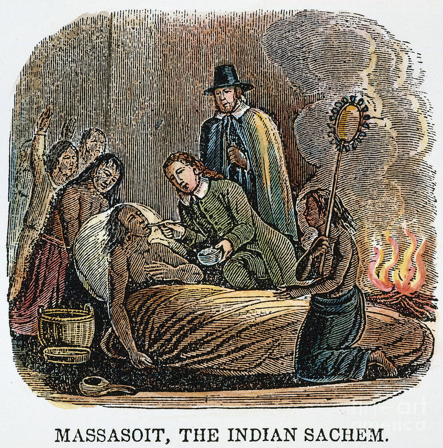 Plymouth: Massasoit, 1623 by Granger