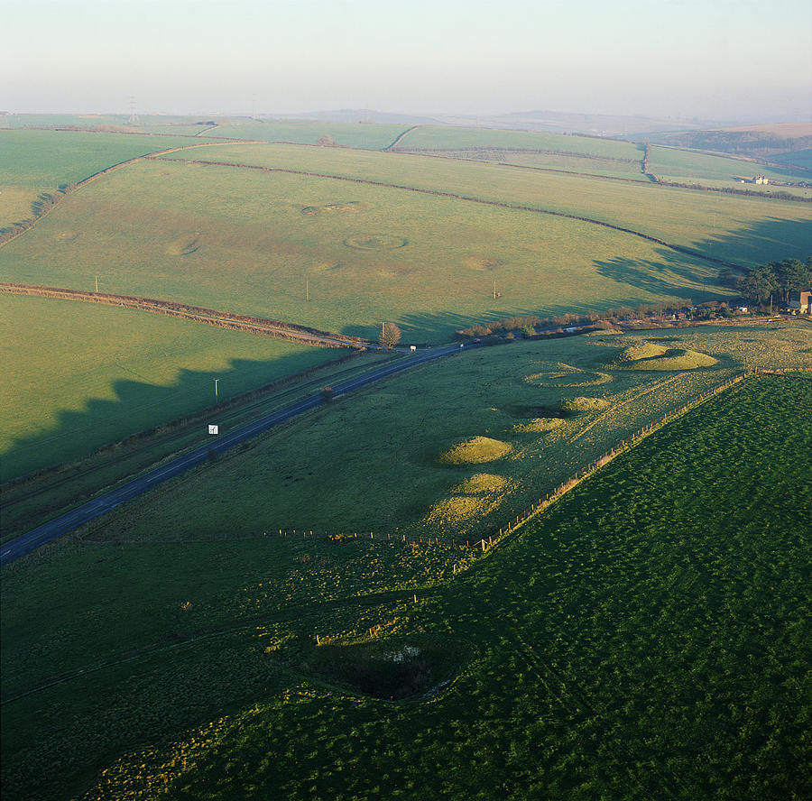 Poor Lot Barrow Bronze Age Cemetery by Skyscan / Science Photo Library