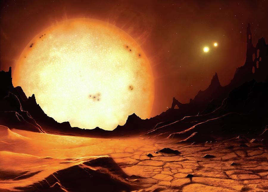 Proxima Centauri From An Orbiting Planet by Mark Garlick / Science ...