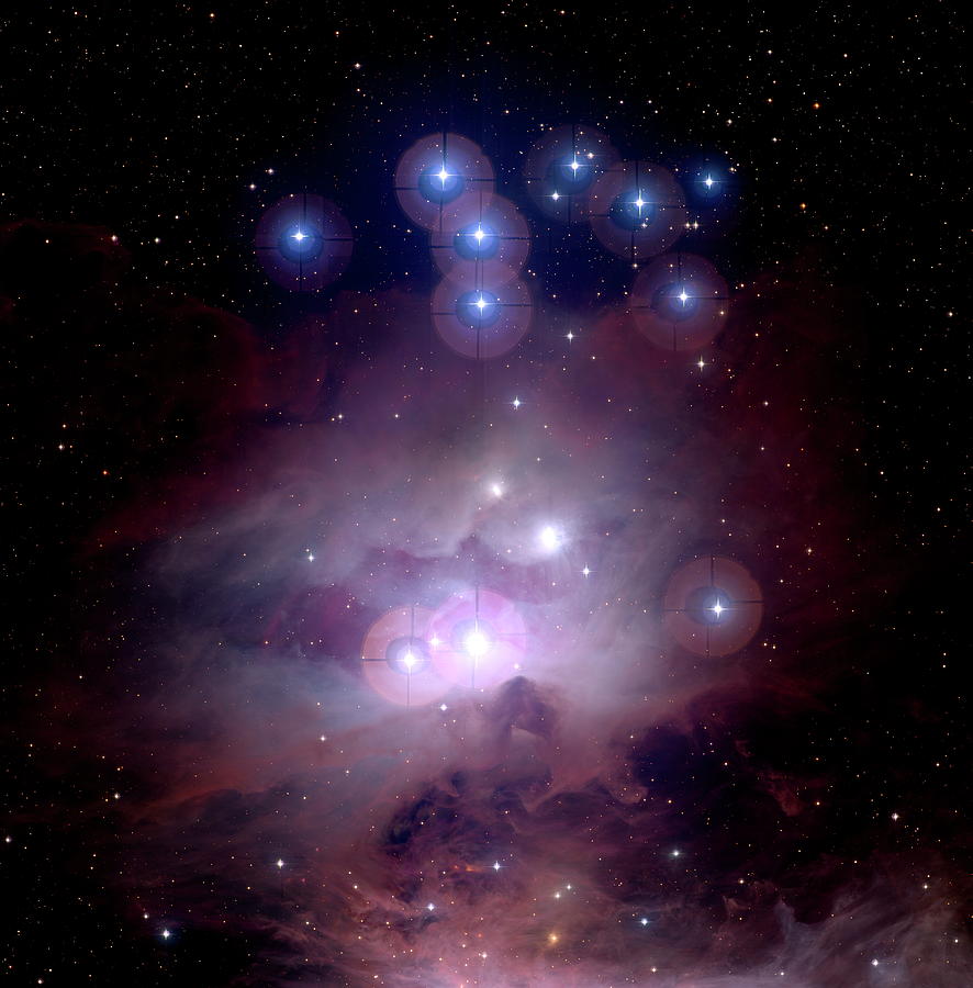 Reflection Nebulae Ngc 1973-1977 by Canada-France-Hawaii Telescope ...