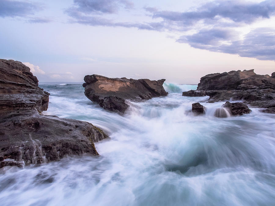 Rocks And Waves by Photography By Alaine Pabayos