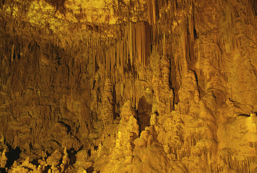 Stalactites And Stalagmites In Cave by Sinclair Stammers / Science ...