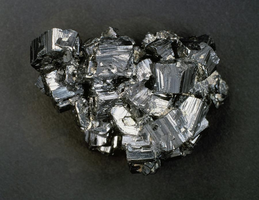 Stephanite Mineral by "Natural History Museum, London / Science Photo ...