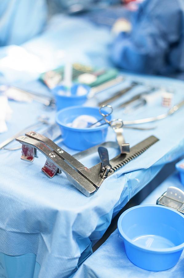 Surgical Clamps by Arno Massee / Science Photo Library
