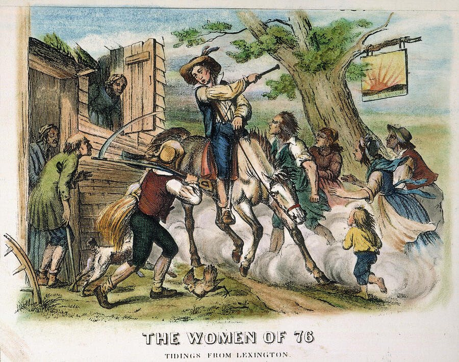 Sybil Ludington, 1777 by GRANGER Historical Picture Archive