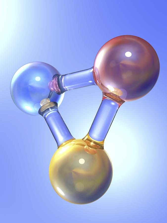 Generic Molecule, Artwork #4 by Alfred Pasieka / Science Photo Library