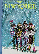 New Yorker December 16th, 1967 Canvas Print by Charles Saxon - Conde Nast