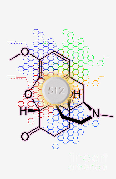 Percocet, Structural Formula Jigsaw Puzzle by George Mattei - Science ...