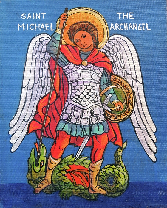 St. Michael the Archangel Jigsaw Puzzle by Candy Mayer - PX Puzzles