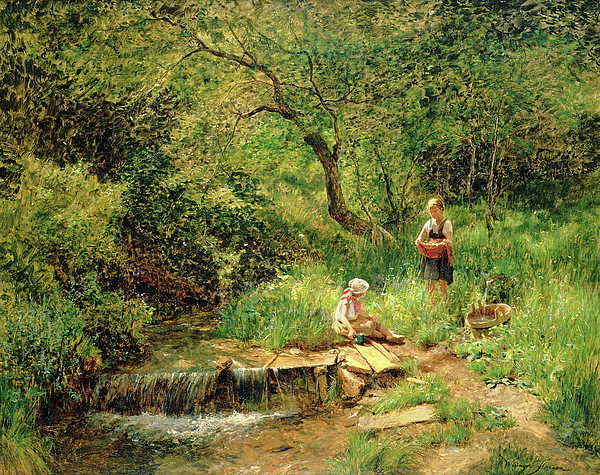 Among The Greenery Im Grunen Jigsaw Puzzle by Olga Wisinger-florian ...