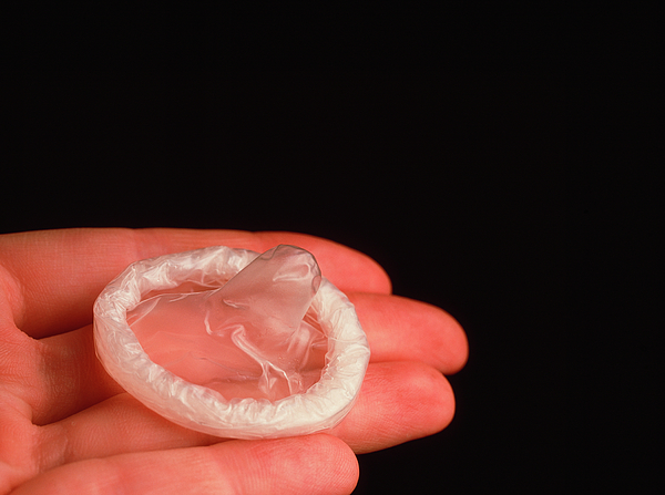 Latex-free Hypo-allergenic Male Condom On A Hand Greeting Card by ...
