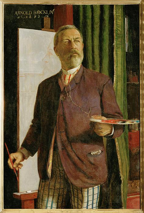 Selbstportrait Im Studio Selfportrait In His Studio Jigsaw Puzzle by ...