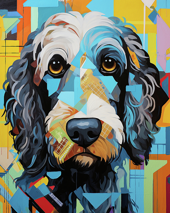 The Goldendoodle Dog Portrait 003 - Sable Gabriel Jigsaw Puzzle by ...
