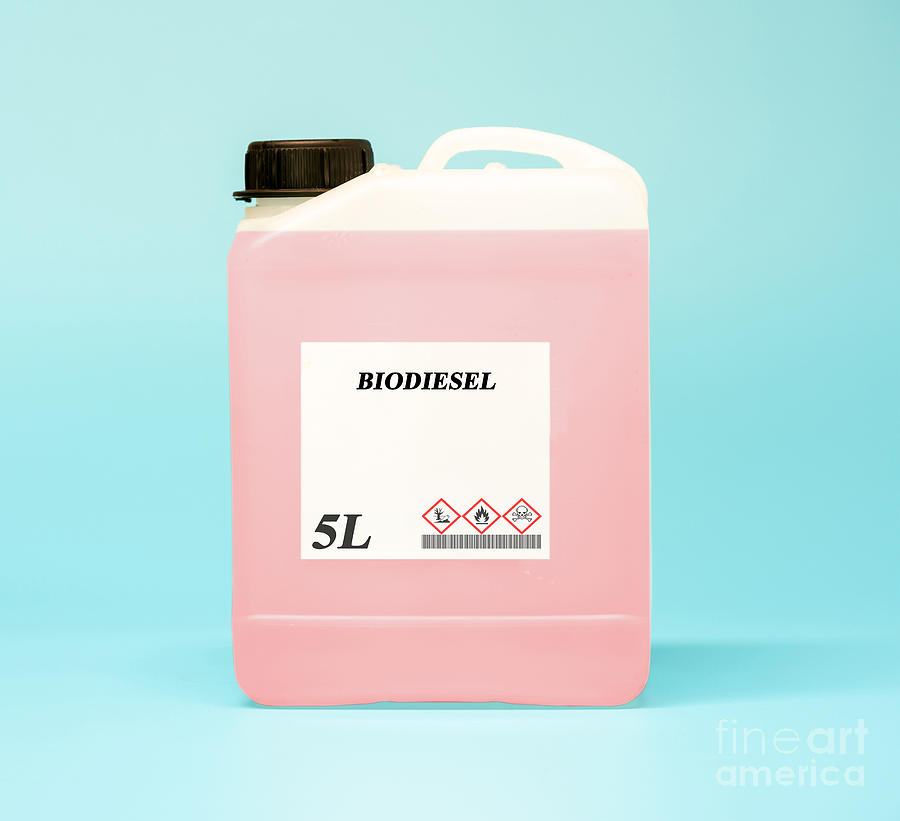 Canister Of Biodiesel #1 by Wladimir Bulgar / Science Photo Library