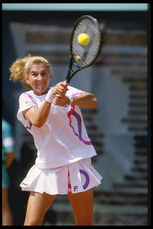 Monica Seles Of Yugoslavia #1 by Simon Bruty