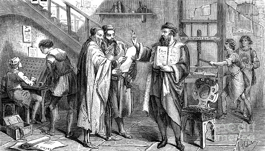 Printing Press #1 by Collection Abecasis / Science Photo Library
