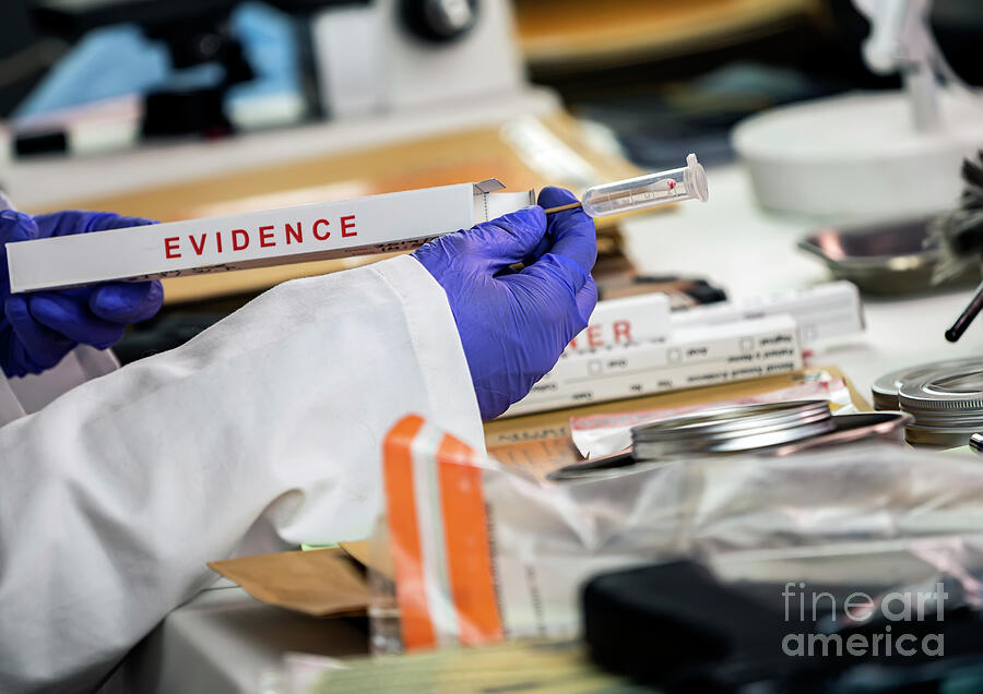 Swabs For Forensic Analysis #1 by Digicomphoto / Science Photo Library
