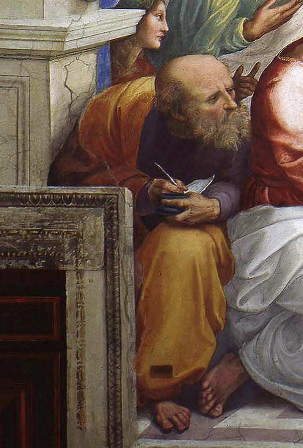 Anaximander, Pre-Socratic Philosopher, School of Athens by Science Source