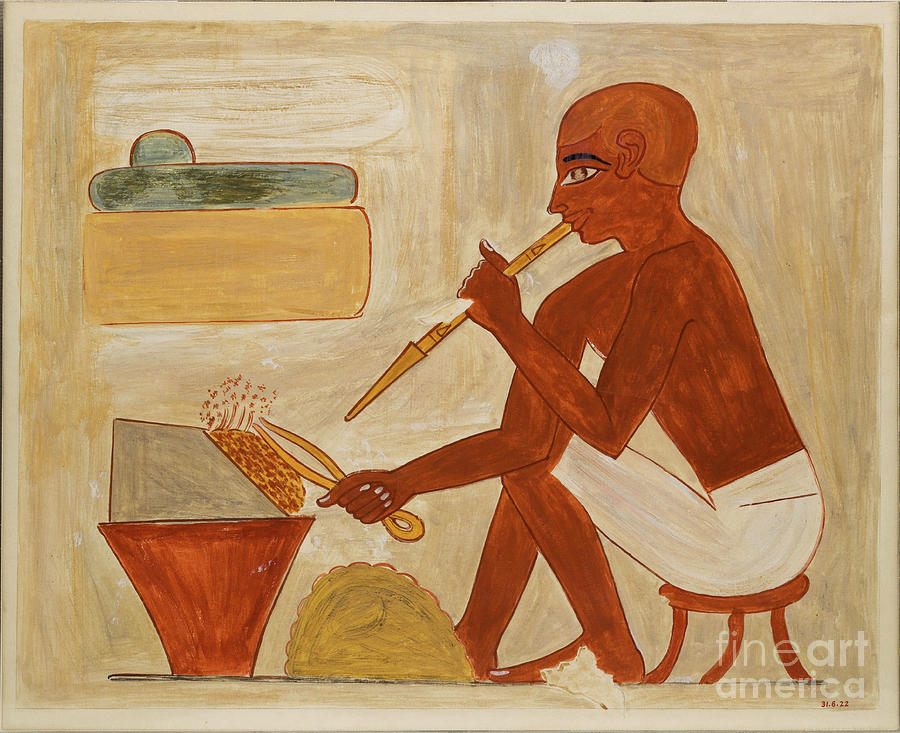 Egyptian Tomb Scene #22 by Metropolitan Museum Of Art / Science Photo ...