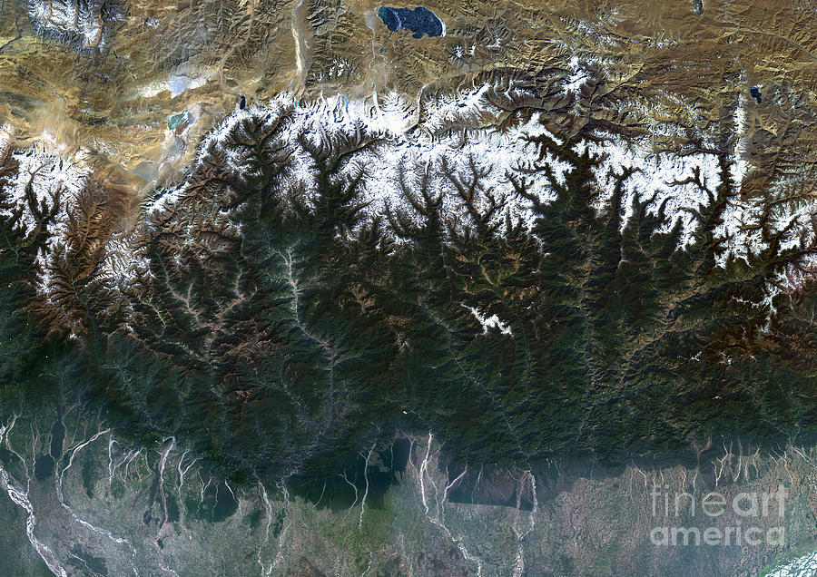 Bhutan #3 by Planetobserver / Science Photo Library