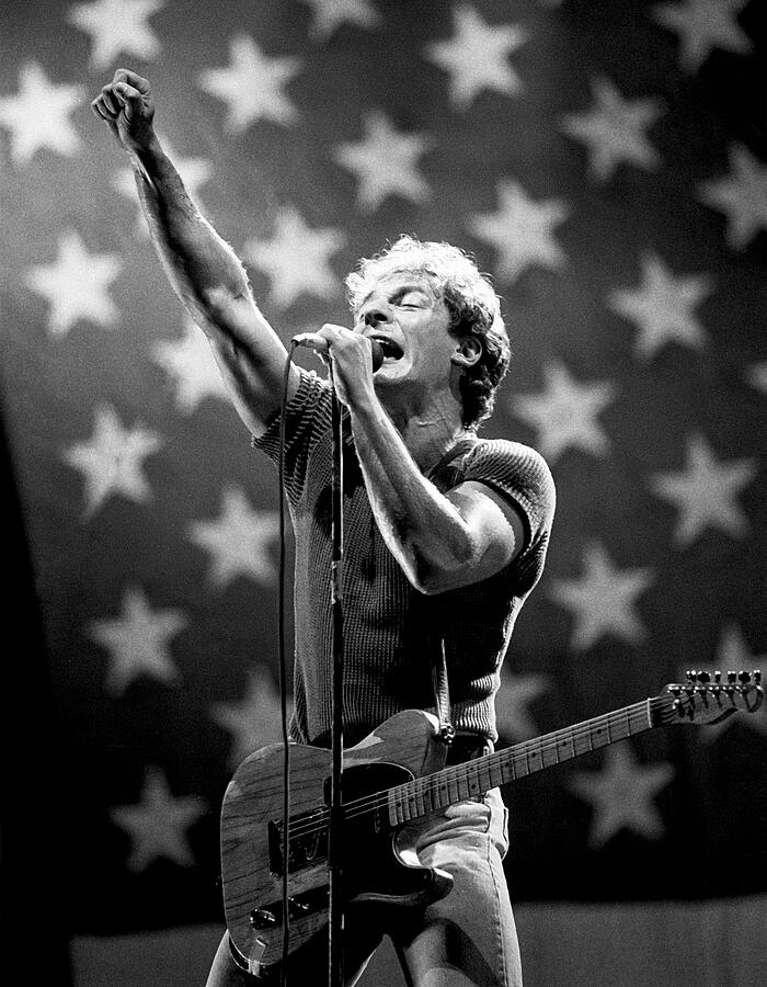 Bruce Springsteen In Concert 1985 #3 by Bob Riha Jr