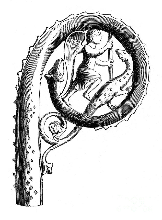 Abbots Crozier, 13th Century, 1870 by Print Collector